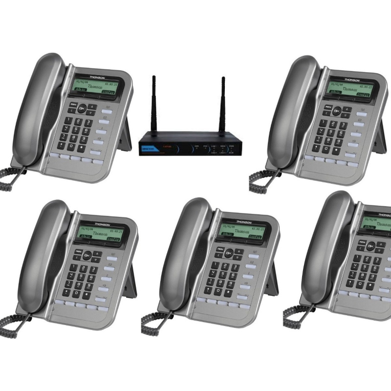 Central Telefónica Ip Disntar 1 Fxo 1 Fxs + 5 Teléfonos Ip – Telec