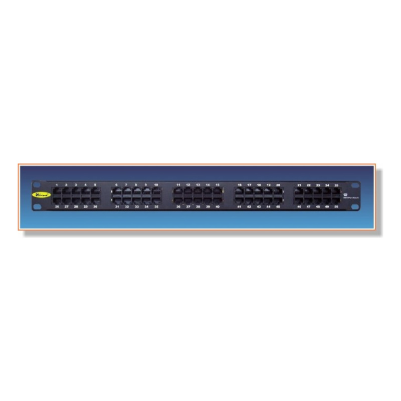 Patchera Patch Panel Rj45 50 Puertos Bocas Jack Cable Red – Telec